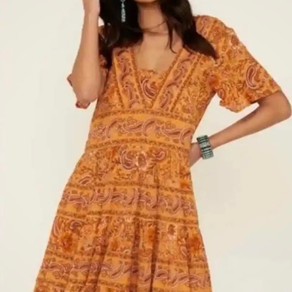 Patrons of Peace | Dresses | Patrons Of Peace Toluca Border Orange ...